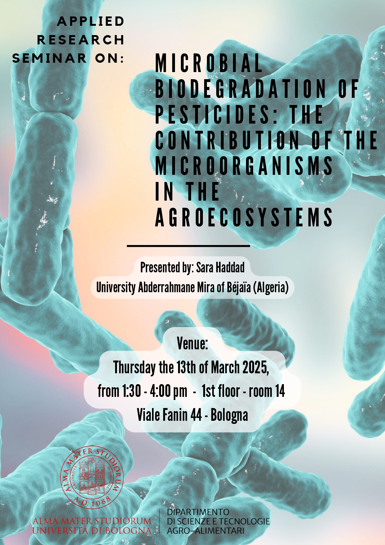 Microbial biodegradation of pesticides: the contribution of the ...